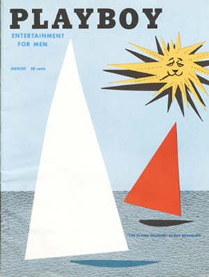 Playboy magazine August 1954 Yvette Dare Arline Hunter Ray Bradbury ...